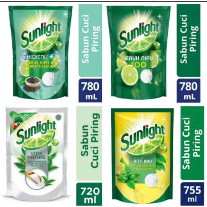 Jual sunlight sabun cuci piring 755ml | Shopee Indonesia