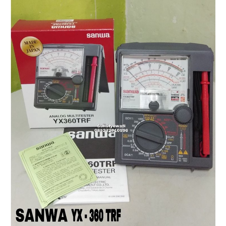 Jual avometer analog Multimeter Sanwa Yx360Trf | Shopee Indonesia