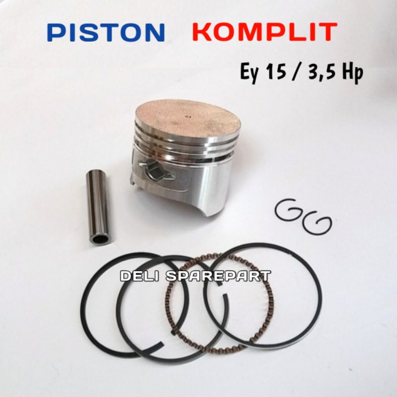 Jual Piston kit piston komplit mesin robin ey15 3,5 hp | Shopee Indonesia