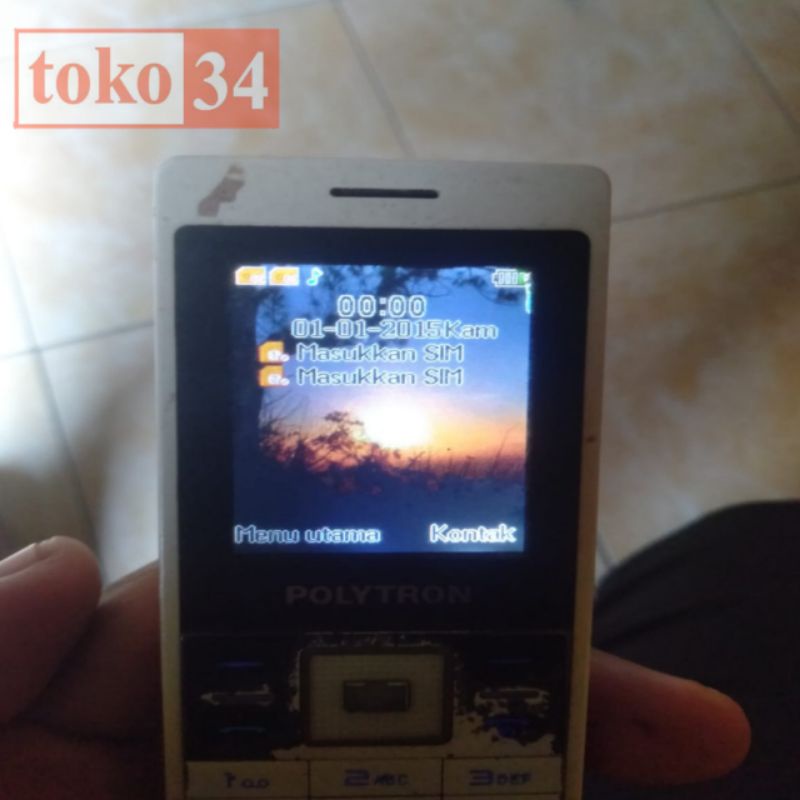 Jual HP POLITRON SIAP PAKAI TYPE C 203 Indonesia|Shopee Indonesia