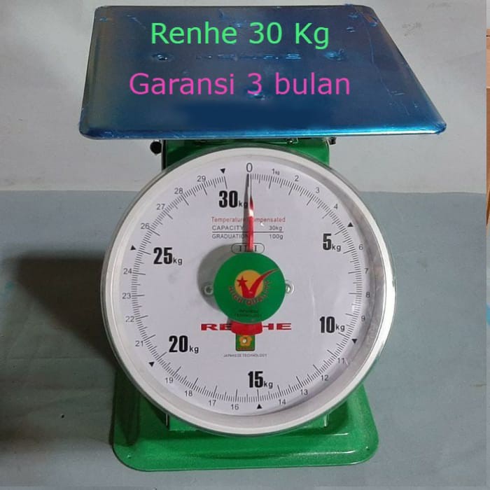 Jual Timbangan Duduk Jarum Manual RENHE 30 KG | Shopee Indonesia