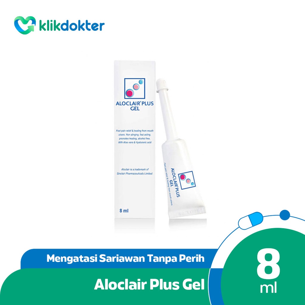 Jual Aloclair Plus Gel 8ml - Obat Sariawan Alami | Shopee Indonesia