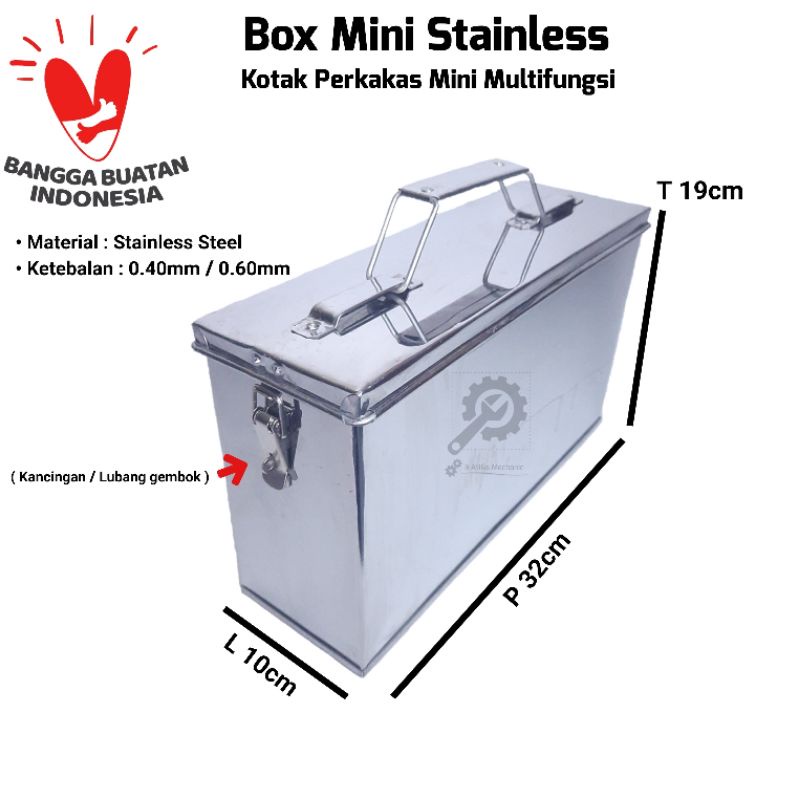 Jual Tool Box Besi Stainless Minimalis Kotak Alat Kotak Perkakas ...