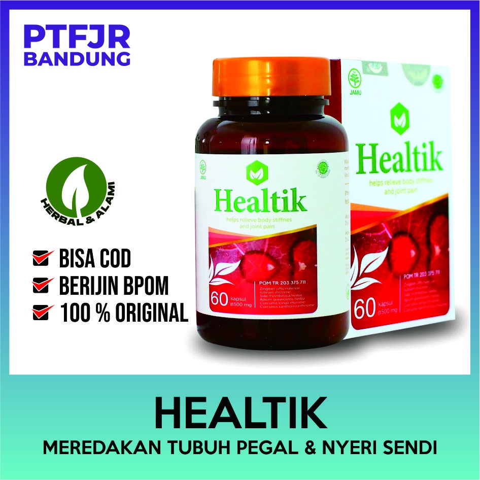 Jual HEALTIK OBAT HERBAL ASAM URAT REMATIK NYERI SENDI PEGEL LINU ...