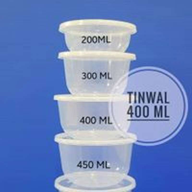 Jual (Isi 25pc/slop)Thinwall mangkok / bowl / food kontainer tahan panas 200ML-450ML (MOHON ...