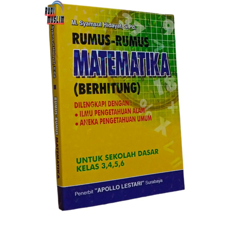 Jual RUMUS - RUMUS MATEMATIKA BERHITUNG UNTUK SEKOLAH DASAR KELAS 3 4 5 ...