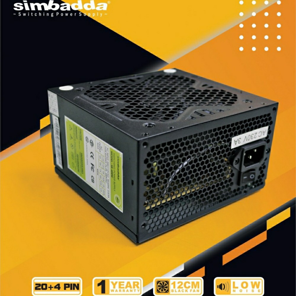 Jual POWER SUPPLY SIMBADDA 400W PSU PC 400WATT BOX PS KOMPUTER Power ...