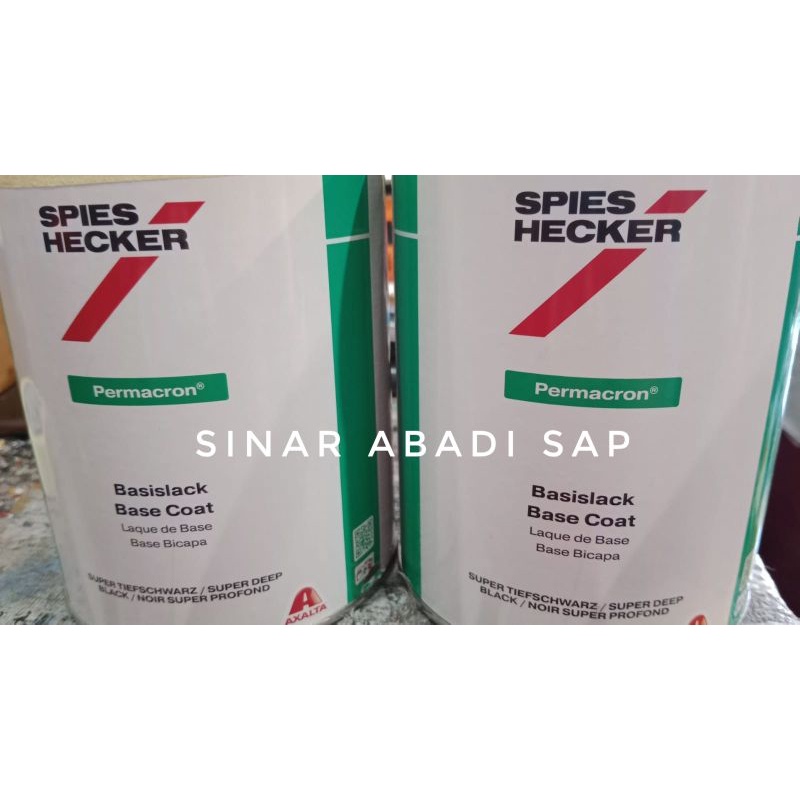 Jual Cat Spies Hecker Super Deep Black / Hitam Pekat - 1 Liter | Shopee ...