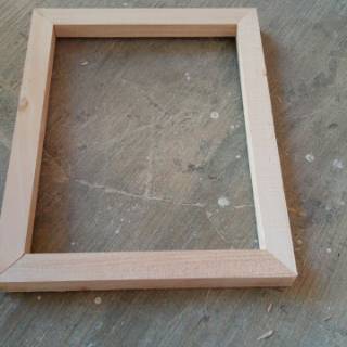 Jual Spanram Kayu 25x25x2cm / Frame Kotak Rangka saja | Shopee Indonesia