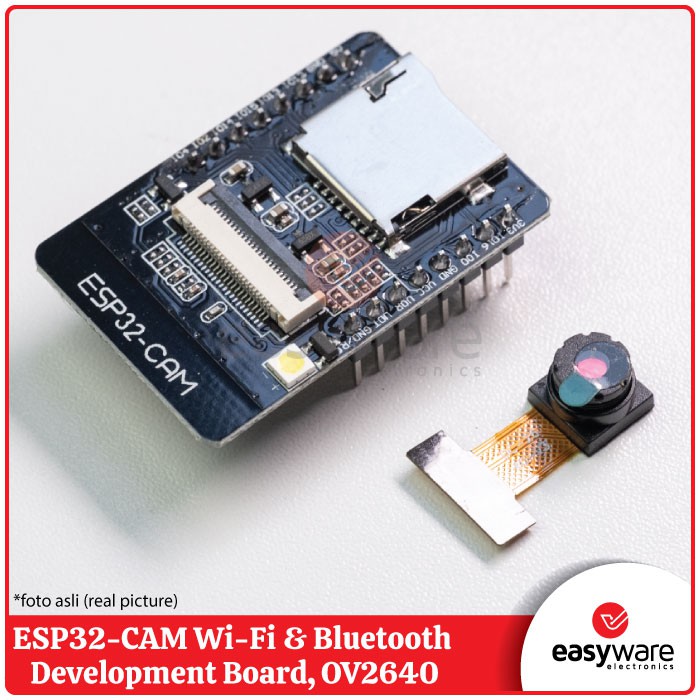 Jual ESP32 CAM ESP32-CAM WiFi & BLUETOOTH WITH OV2640 CAMERA MODULE ...