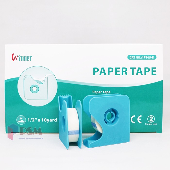 Jual Micropore Paper Tape Plester 1/2 inch Winner / Isopore 1,25cm x ...