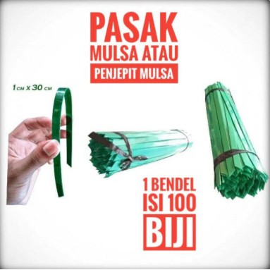 Jual PENJEPIT / PASAK / PENGIKAT MULSA PLASTIK TANAMAN PENGGANTI KAYU ...