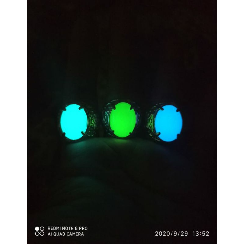 Jual paket 3 warna cincin batu fosfor (N) | Shopee Indonesia