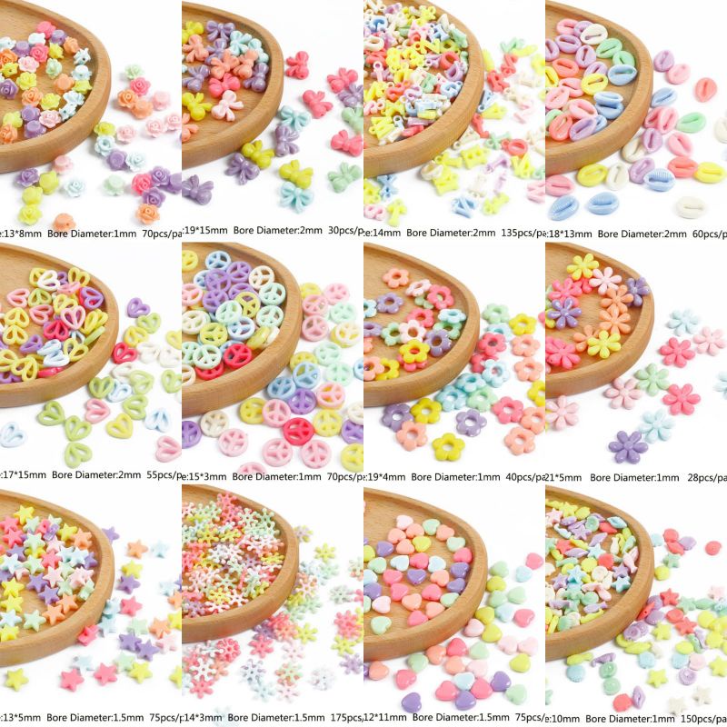 Jual Aneka Manik Warna Warni - Manik Love Mini - Manik bintang - Manik ...