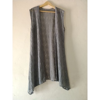 Jual Outer broklat/Rompi brukat panjangi/Vest brokat panjang | Shopee ...