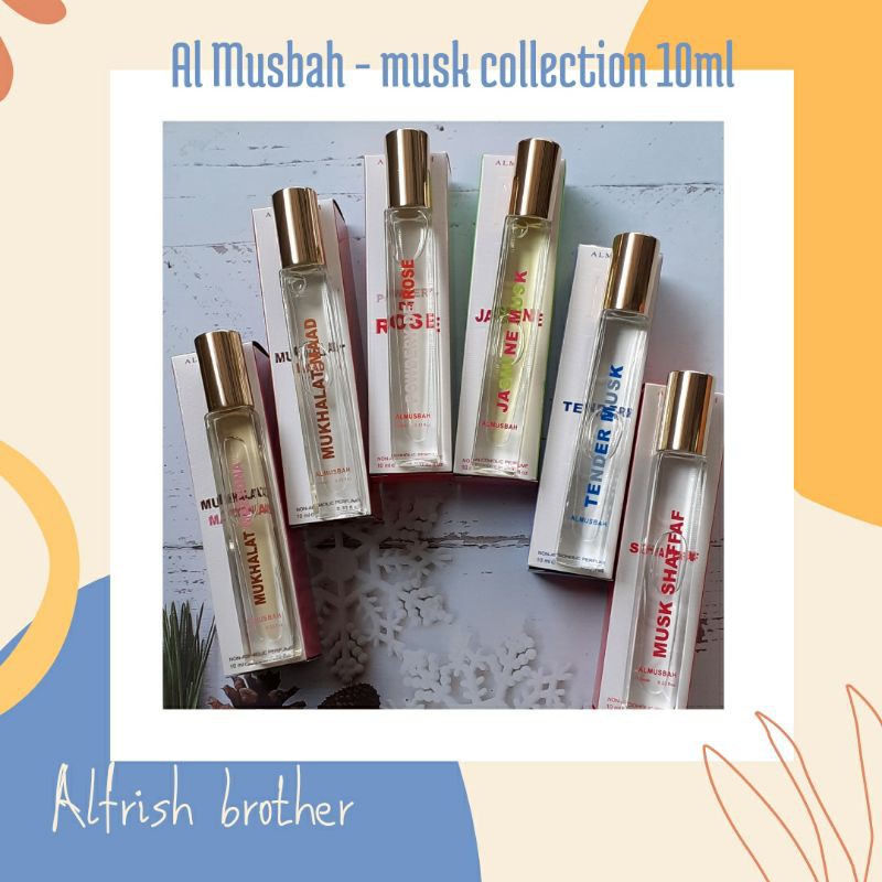 Jual Oil parfume Musk collection almusbah roll on 10ml parfum solat ...