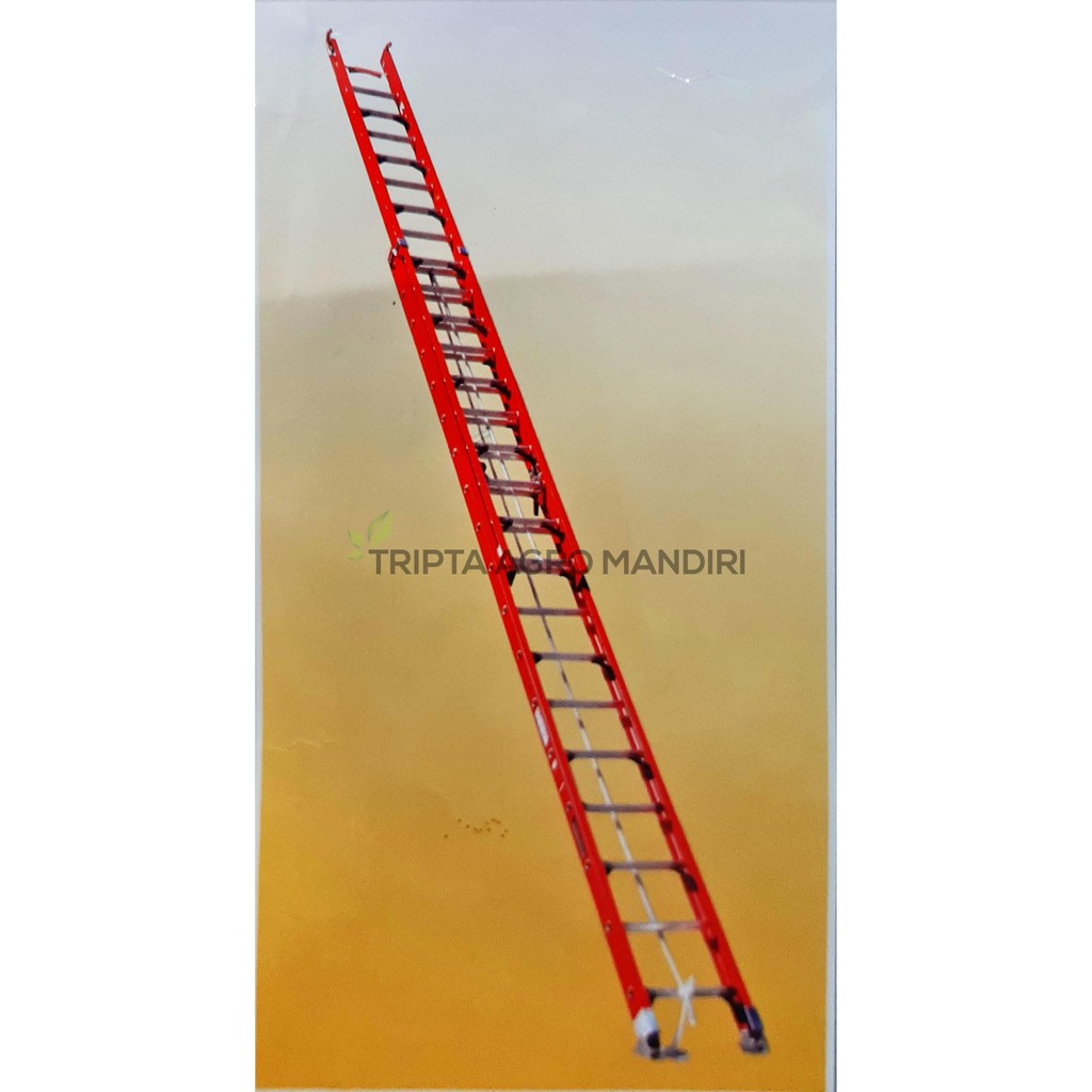 Jual TANGGA PLN 11 Meter Fiberglass Sliding Ladder Heavy Duty | Shopee ...