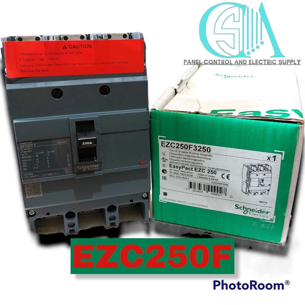 Jual MCCB NFB Breaker EZC250F EZC 250 F 250A 3P Schneider ORIGINAL | Shopee Indonesia