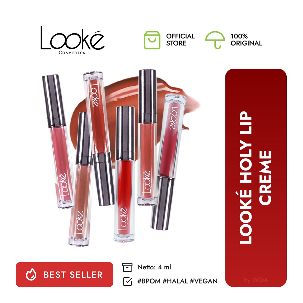 Jual Looke Holy Lip Creme - All Shades | Looke Official Store | 100% ...