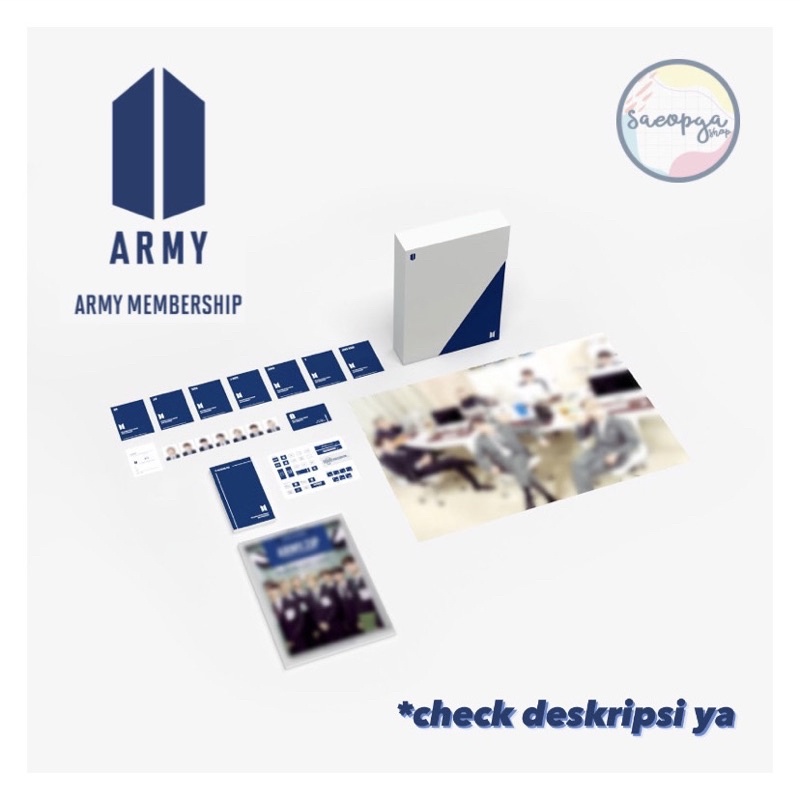 Jual BTS - 8TH ARMY KIT MEMBERSHIP ZIP OFFICIAL 8 KIT MERCH PACK FULLSET GLOBAL FANCLUB V ...