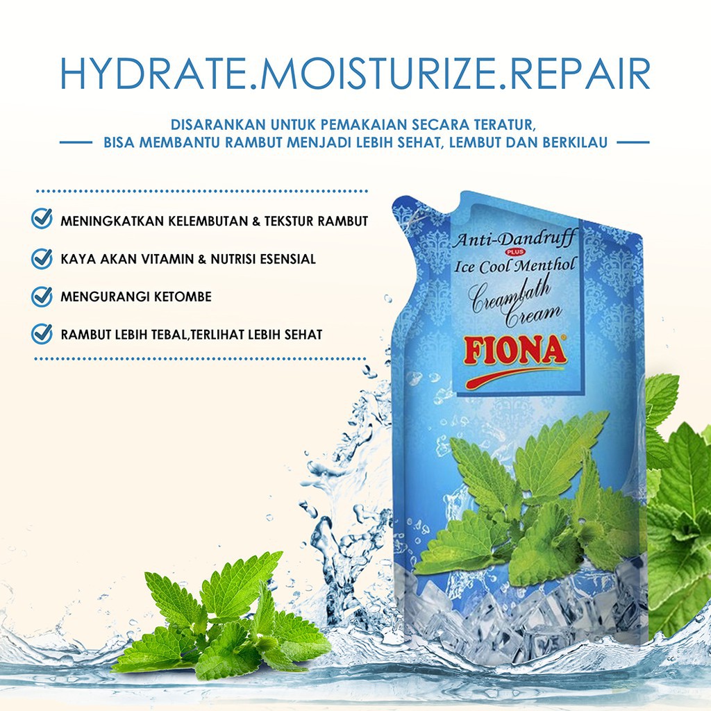 Jual Fiona Creambath Anti Dandruff Sachet 1kg | Shopee Indonesia