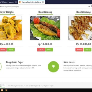 Jual Aplikasi Pemesanan Makanan Online Berbasis Web Indonesia|Shopee ...