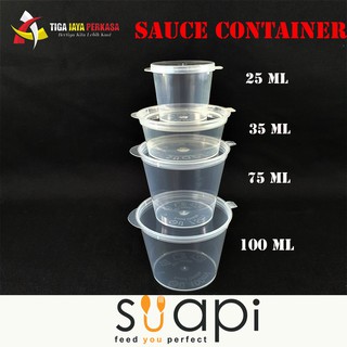 Jual Sauce Container 35 ml SUAPI /Cup Sambal/Cup Saos/Tempat Saos ...