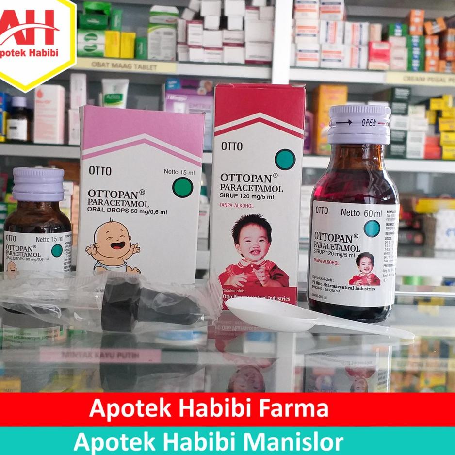 Jual [PRODUK ETIHS] OTTOPAN OTOPAN SIRUP 60 ML DROP 15 ML OBAT DEMAM ...