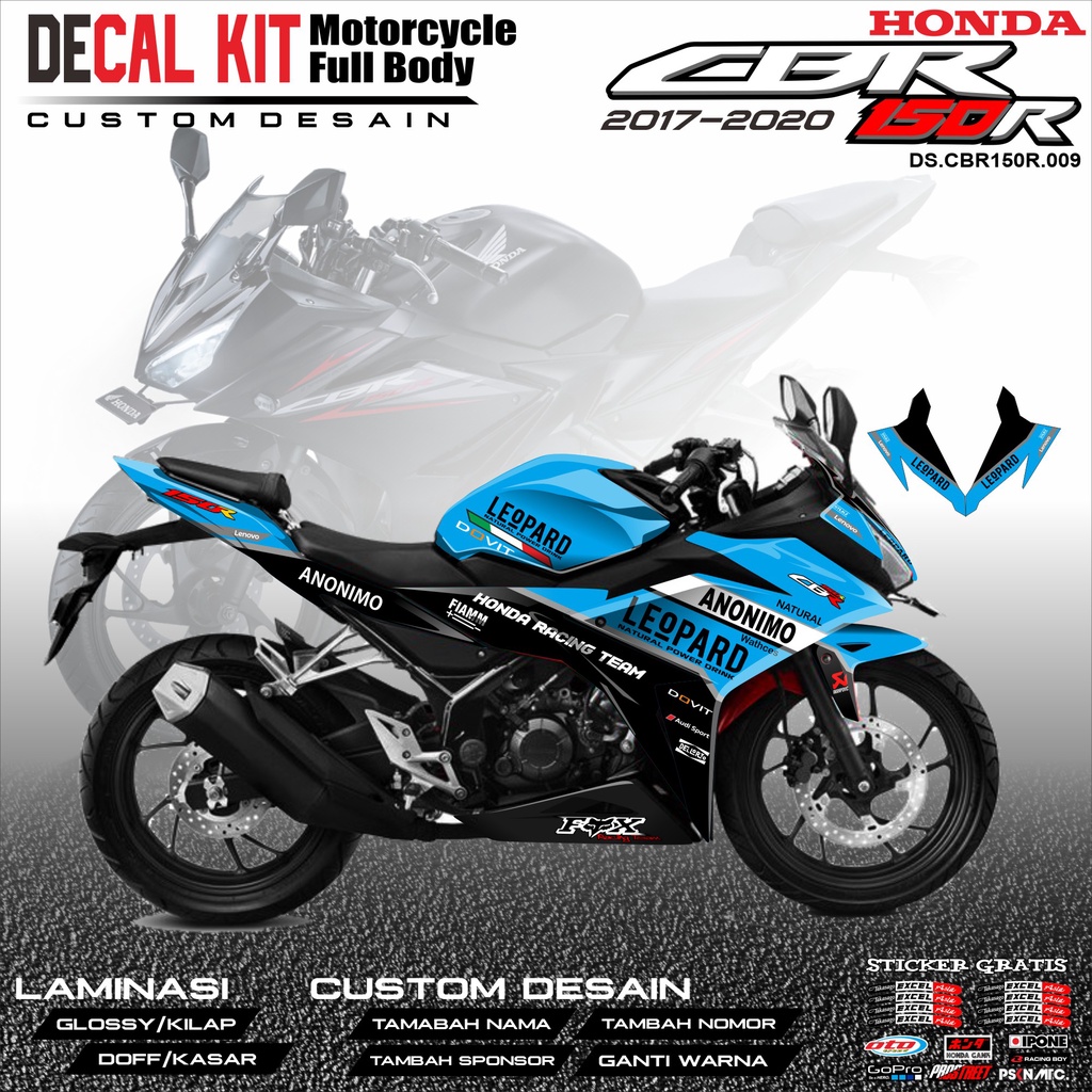 Jual Decal CBR 150R 2017-2020 - Dekal Stiker Striping Fullbody ...