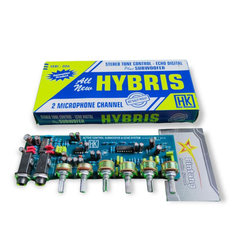 Jual TONE CONTROL STEREO HYBRIS dan ECHO DIGITAL + SUBWOOFER + 2mic ...