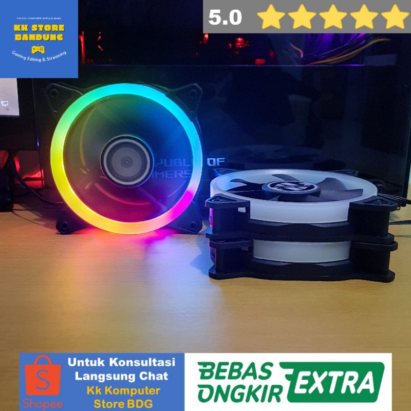 Jual FAN CASING BATTLEGROUND F2 12CM FAN COOLING CASE CASING 120MM RGB ...