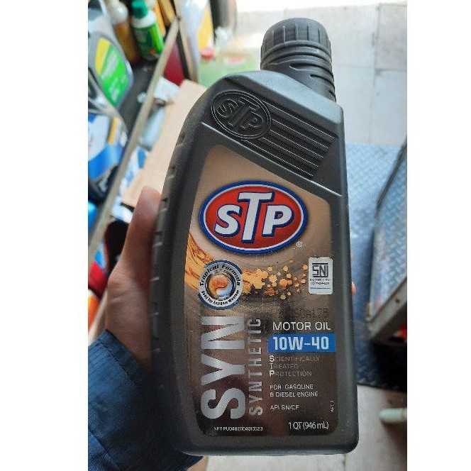 Jual Oli Mobil STP Synthetic Gasoline Diesel SN/CF 10W-40 1L Original ...