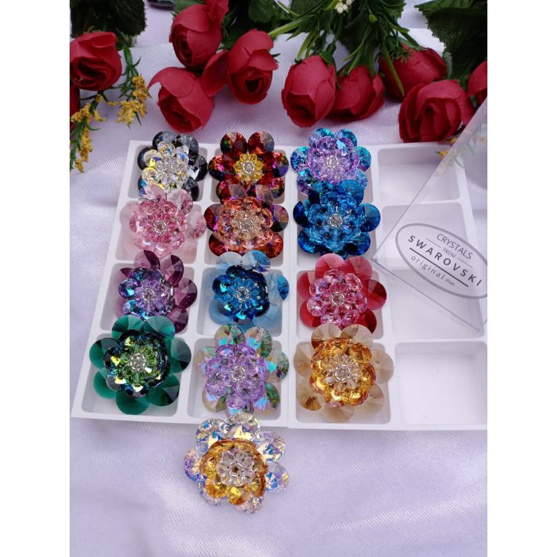 Jual Bros Dada Bunga Swarovski Original | Shopee Indonesia