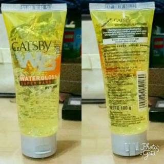 Jual Gatsby Water Gloss Super Hard /kuning 100 g | Shopee Indonesia