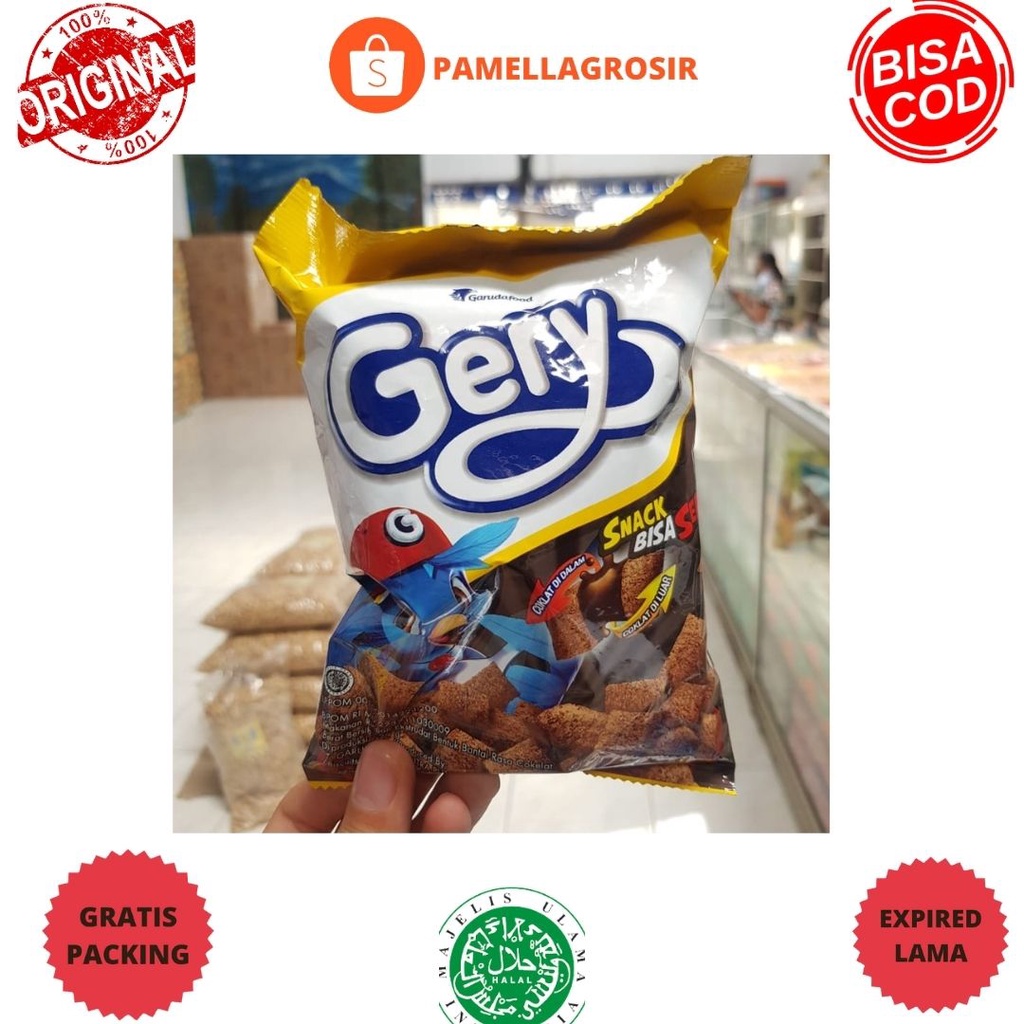 Jual Gery sereal 250gram /Snack branded original Snack Bantal Snack ...