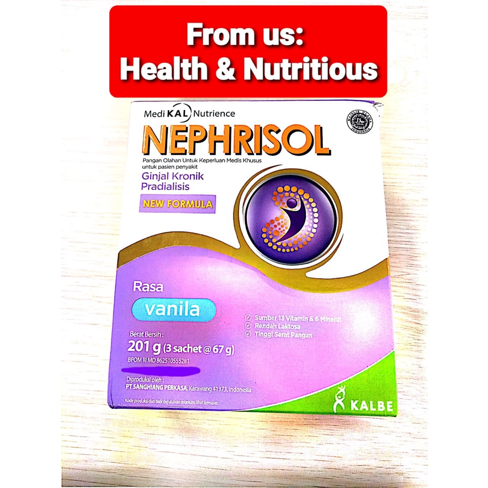 Jual SUSU NEPHRISOL NEFRISOL UNTUK GAGAL GINJAL KRONIK 201 GR ISI 3 ...