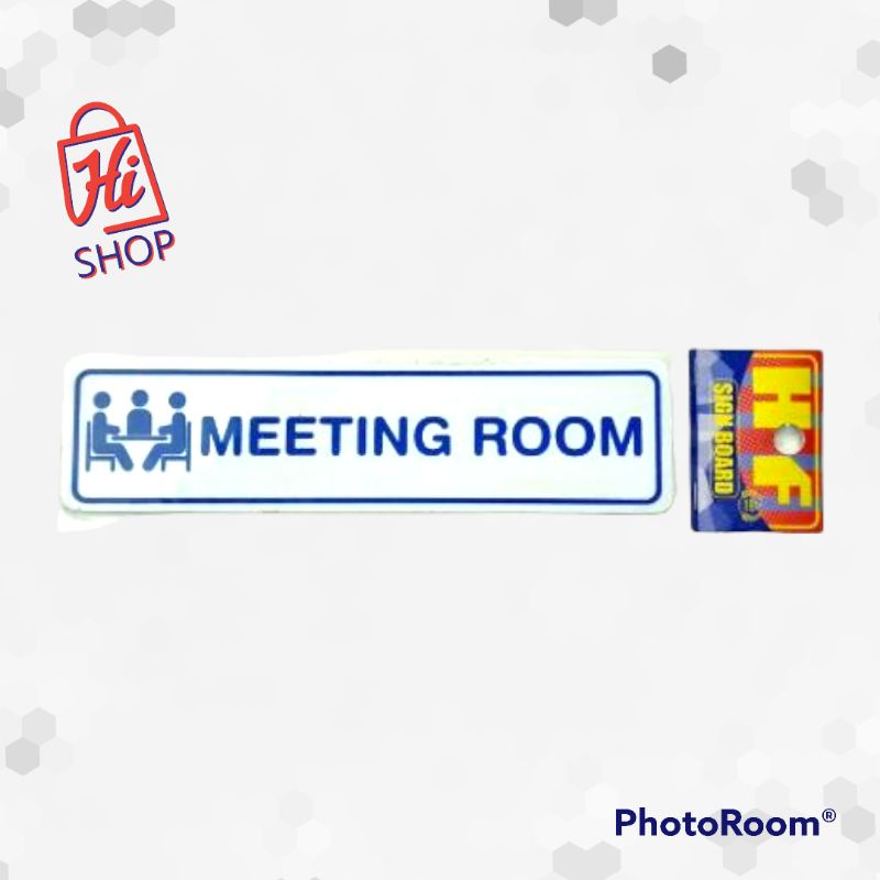 Jual Sign Sticker MEETING ROOM (bisa COD) | Shopee Indonesia