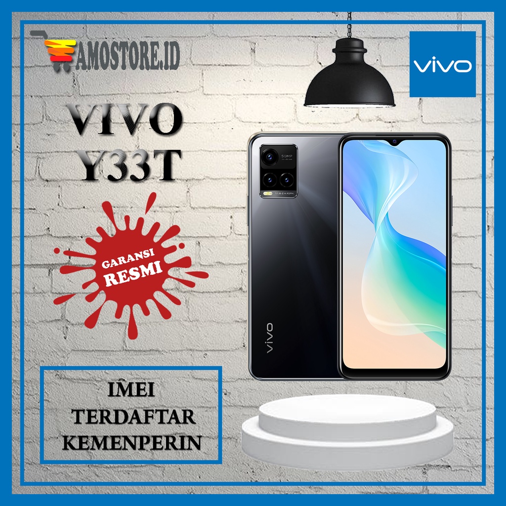Jual HP VIVO Y33t RAM 8/128 GB NEW 100% ORI GRS RESMI INDONESIA TERMURAH | Shopee Indonesia