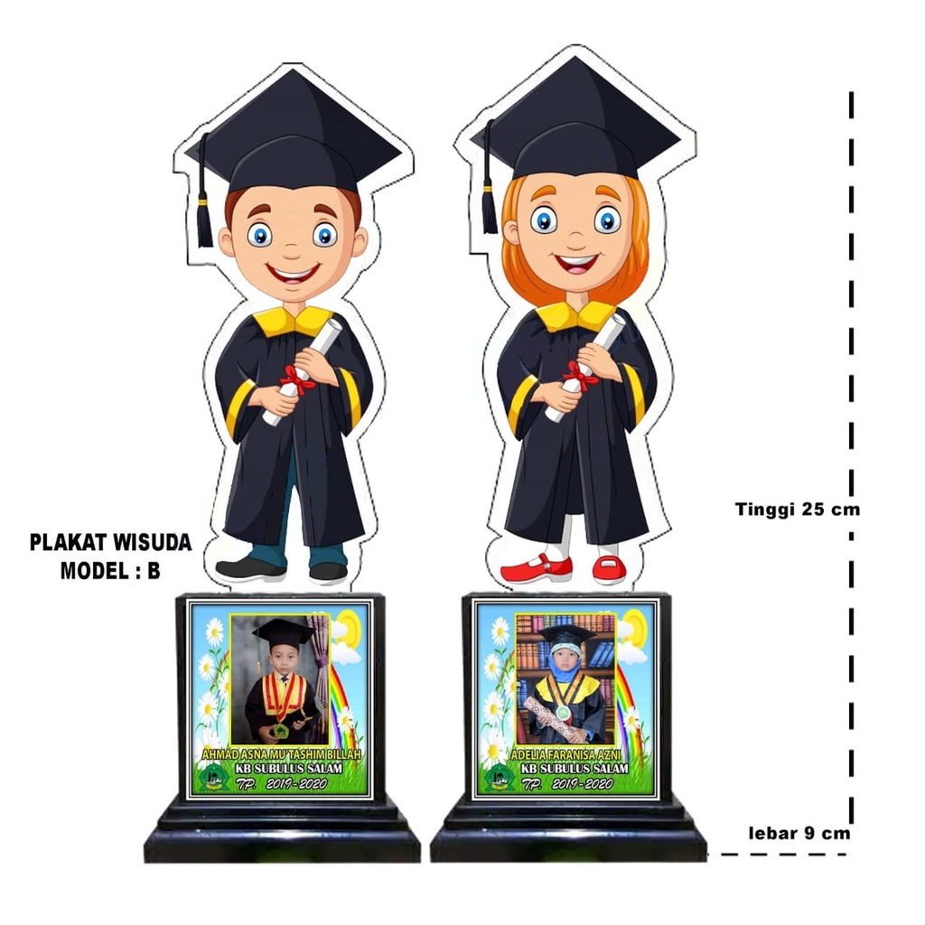 Jual Plakat Akrilik Patung Wisuda Cetak Print UV | Shopee Indonesia
