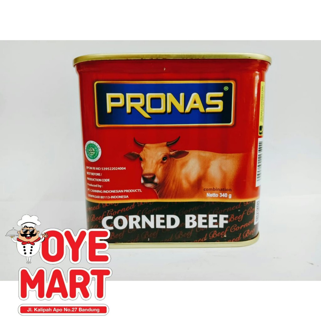 Jual KORNET SAPI PRONAS 340GR/KORNET DAGING SAPI HARGA PROMO | Shopee ...