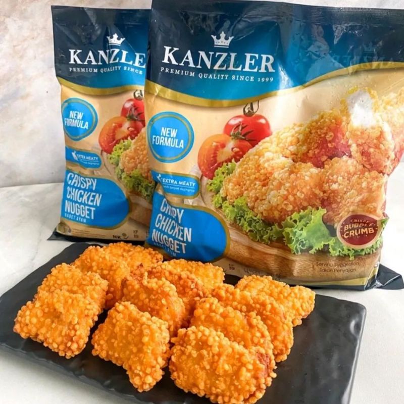 Jual Nugget Ayam kanzler Crispy viral 450 gr PROMO MURAH packing Aman ...