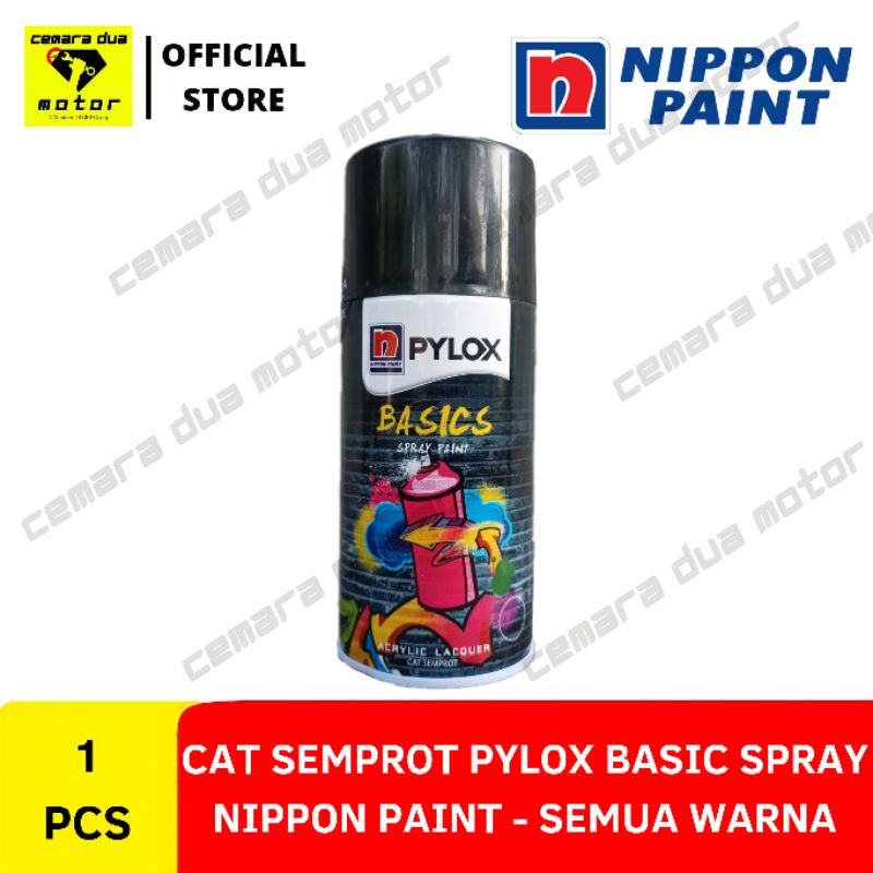 Jual PYLOX BASIC NIPPON PAINT 300CC READY SEMUA WARNA CAT SEMPROT SPRAY PAINT PILOX CAT BESI ...