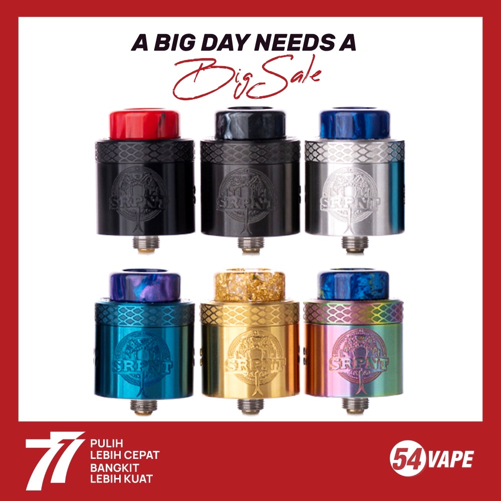 Jual Wotofo SRPNT RDA 24mm | Shopee Indonesia
