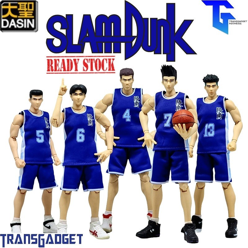 Jual Dasin Model Slam Dunk - Team Ryonan BLUE Jersey - Sendoh - Uozumi ...