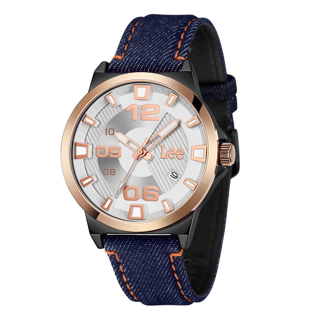 Jual Lee Watch LEF-M129ABV2-7R Jam Tangan Pria tali kulit denim ...