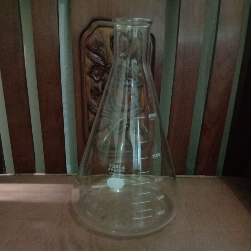 Jual Erlenmeyer 3000 ML PYREX IWAKI | Shopee Indonesia