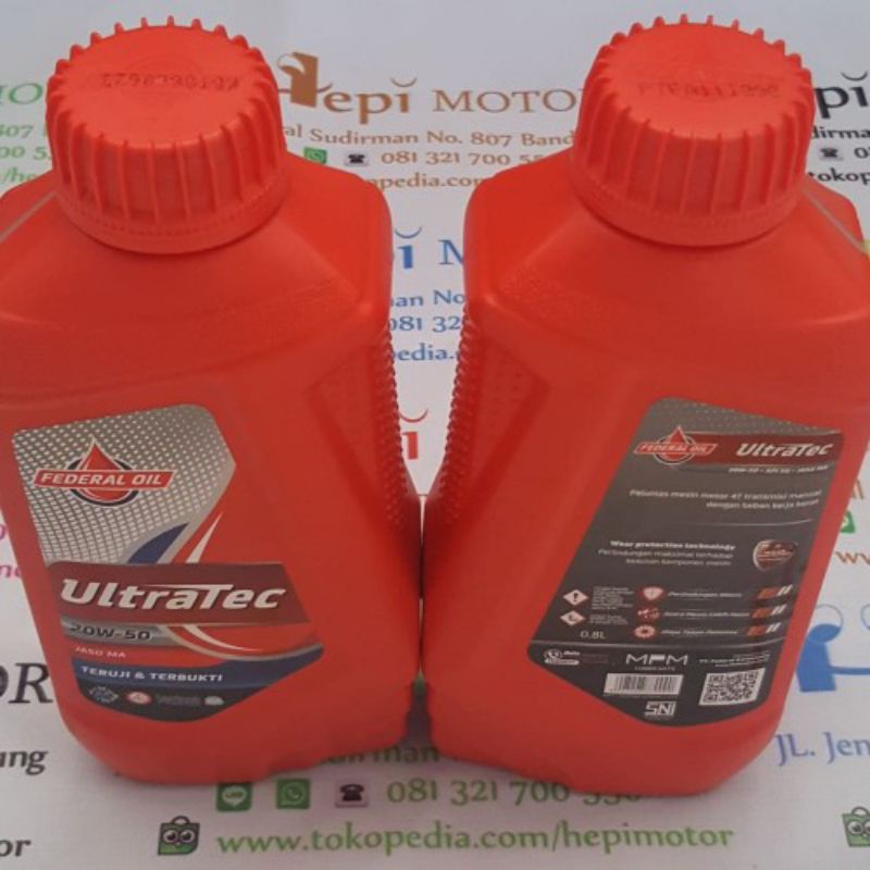 Jual Federal oli ultratek 0,8 ltr | Shopee Indonesia