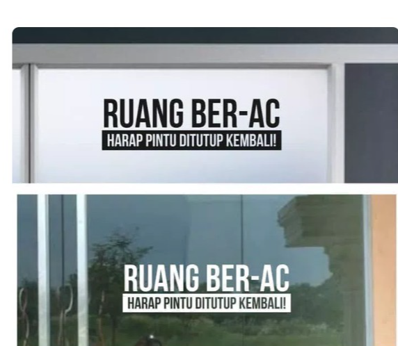 Jual CUTING CUTTING STIKER STICKER RUANGAN BER AC HARAP TUTUP PINTU ...