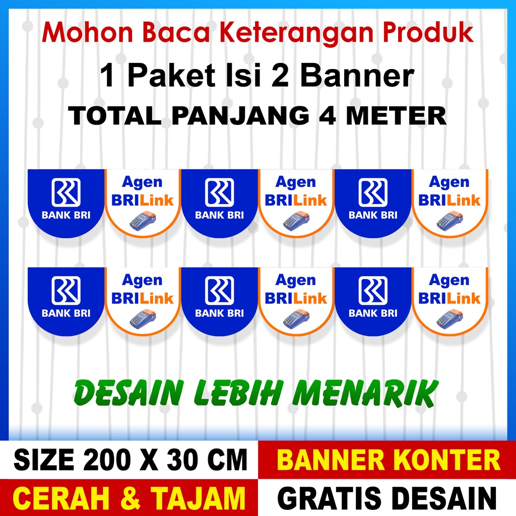 Jual BANNER SPANDUK BRILINK UNTUK BOOTH / TERAS / DEPAN TOKO TERBAIK ...
