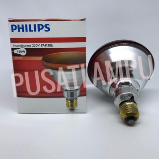 Jual Lampu Philips Incandescent 230V PAR38E 150W Infrared Infraphil ...